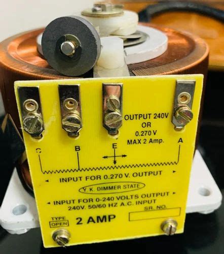 Single Phase Variac Transformer At Single Phase Variac Transformer In Faridabad ID