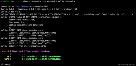 Macos系统docker方式安装cassandramac Docker Cassandra Csdn博客