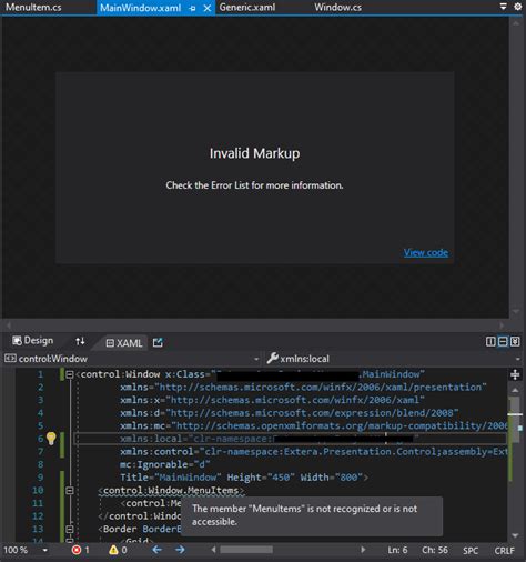 C Property Of Observablecollection Type Generates Error In Designer