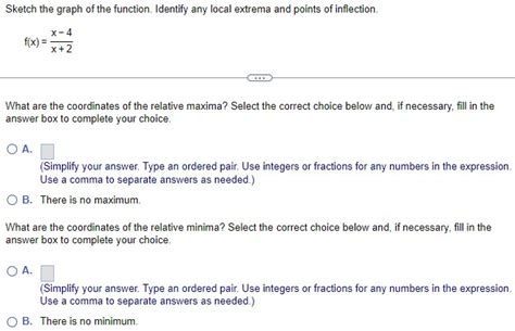 Solved Sketch The Graph Of The Function Identify Any Local Chegg