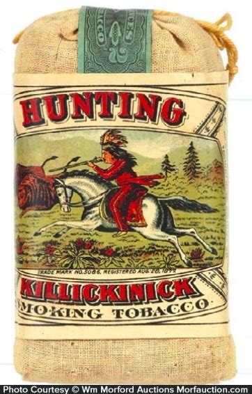 Hunting Tobacco Pouch • Antique Advertising