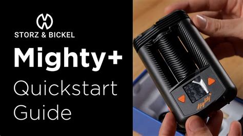 Mighty Vaporizer Quickstart Guide Mastering Portable Vaping In 60