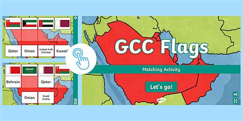 Gcc Flags Interactive Matching Activity Teacher Made