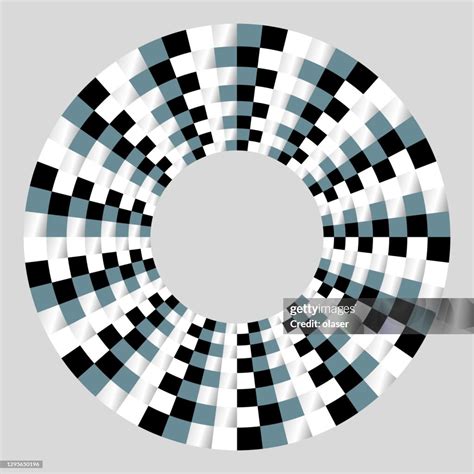 Distinct Sectors On Disk Orbital Discrete Areas In Concentric Circles Around Copy Space On Gray