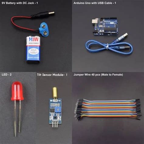 Interfacing Tilt Sensor With Arduino Uno Showing Output On Led Kt759