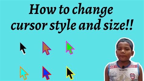 How To Change Cursor Colour And Size The Easiest Way YouTube