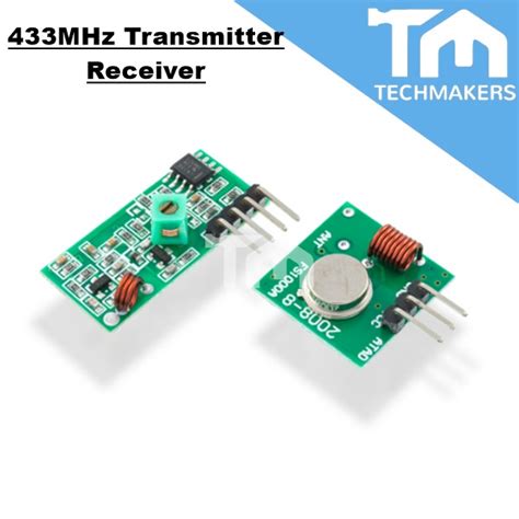 433mhz Transmitter Receiver Rf Module Remote Control Controller Transmit Receive 433 Mhz Diy