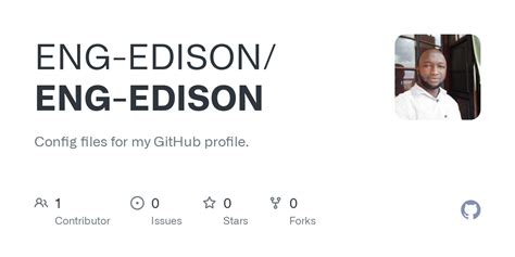 GitHub ENG EDISON ENG EDISON Config Files For My GitHub Profile