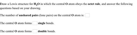 Solved Draw A Lewis Structure For Sicl4 In Which The Central