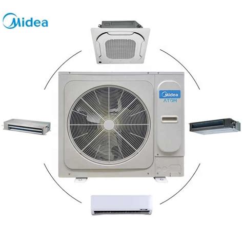 Midea Multi Zone Ahu Split Duct Type Cassette 24kbtu Console Ac Dc Celling Hvac Unit Air