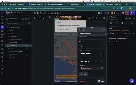 Page Showing Null Check Operator Used On A Null Value On A Red Screen