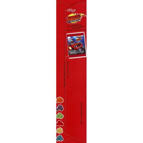 Kelloggs Fruit Flavored Snacks Assorted Nickelodeon Blaze And The