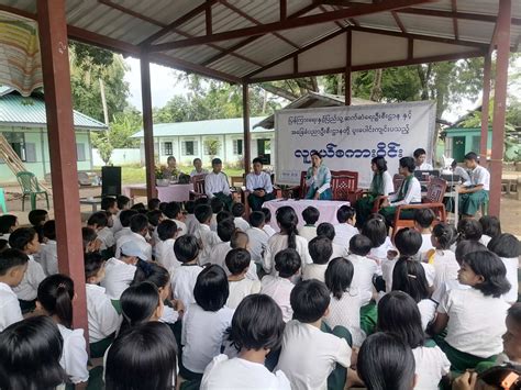 လယ်ဝေးမြို့နယ်၊ ကွမ်းခြံကျေးရွာ၊ အခြေခံပညာအထက်တန်း ကျောင်း ခွဲ တွင် စာဖတ်ရှိန်မြှင့်တင်ရေး လူငယ