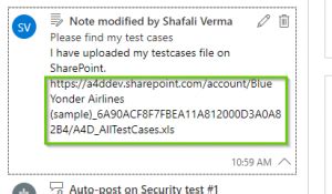 Add Hyperlink Programmatically In The Note Body Within Dynamics 365