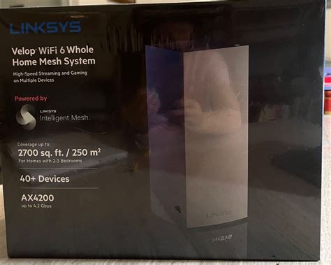 Linksys Mx4200 Tri Band Ax4200 Velop Ax Intelligent Mesh Whole Home Wifi 6 System Computers