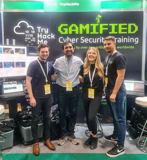 tryhackme tryhackme awarded most innovative cyber sme infosecurity europe