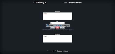 Source Code Caesar Cipher Dengan Javascript Codein