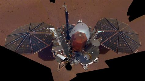 Insights First Selfie Nasas Insight Mars Lander