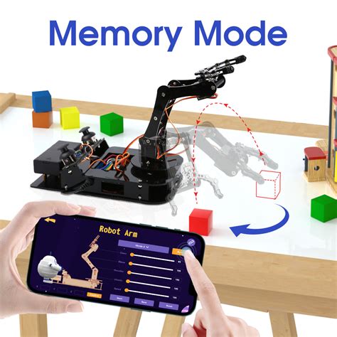 Acebott Qd022 Esp32 Programmable Robot Arm Kit For Beginners And Teens Acebott
