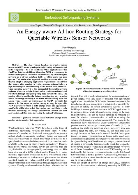 Pdf An Energy Aware Ad Hoc Routing Strategy For Queriable Wireless Sensor Networks
