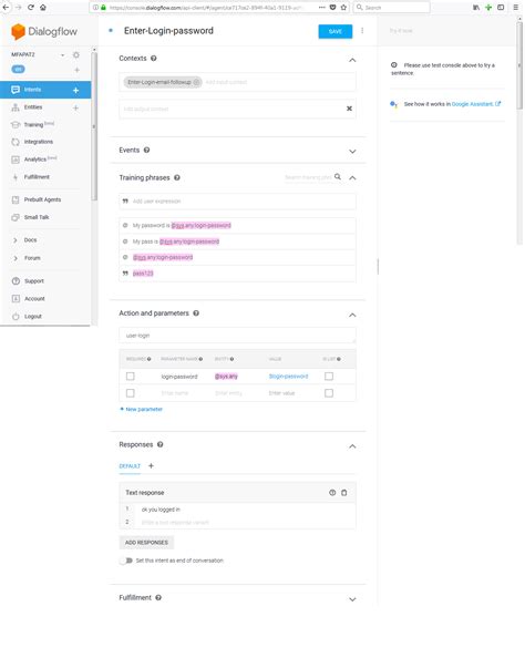 How To Make A While Loop By Dialogflow Intents Stack Overflow