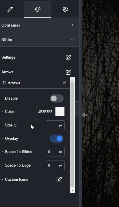 Advanced Slider No Background Option For The Navigation Arrow · Issue 535 · Soflyybreakdance