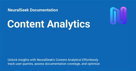 Content Analytics Neuralseek Documentation