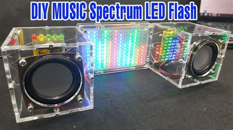 Assembling Music Spectrum Led Flash And Amplifier Speaker P1 Youtube