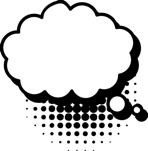 Thinking Bubble Png Graphic Clipart Design PNG