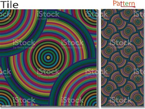 동심 고리입니다 추상적인 배경입니다 컴퓨터는 다채로운 최 면 동심 원형 배경 디자인 및 벡터 일러스트 벡터 생성 0명에 대한 스톡 벡터 아트 및 기타 이미지 Istock