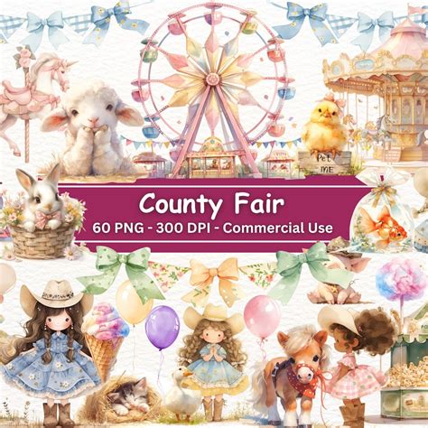 County Fair Clip Art Etsy