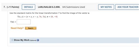Solved T X Y X Y X−y 7x 7y V 4 −4 T V
