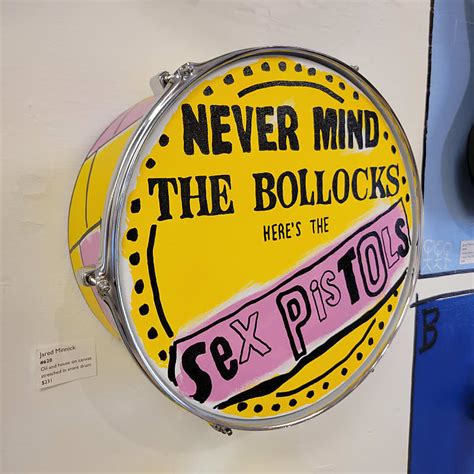 Drum Art Sex Pistols Reverb