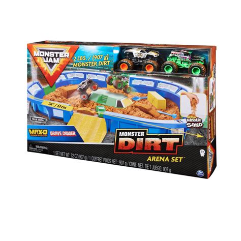 Monster Jam Monster Dirt Arena Playset With 2lbs Of Monster Dirt And