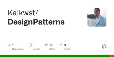 GitHub Kalkwst DesignPatterns