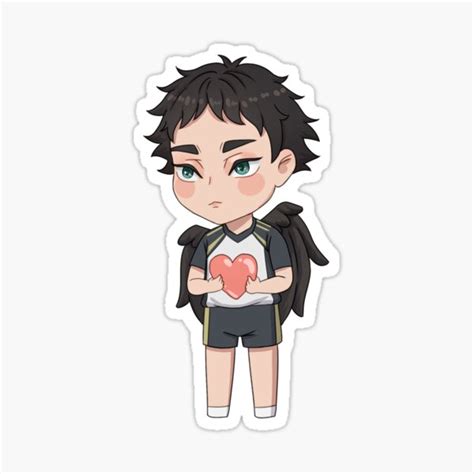 Chibi Akaashi Keiji Sticker For Sale By Marinaumi Redbubble