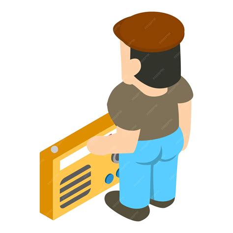 Premium Vector Radio Listener Icon Isometric Illustration Of Radio Listener Vector Icon For Web
