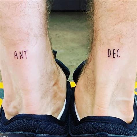 Joel Dommett Has And And Dec Tattoo Tribute On His Legs
