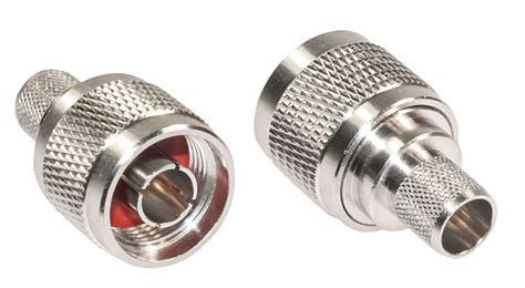 N Type Male Crimp Connector For H1000 Mrc400 Cable