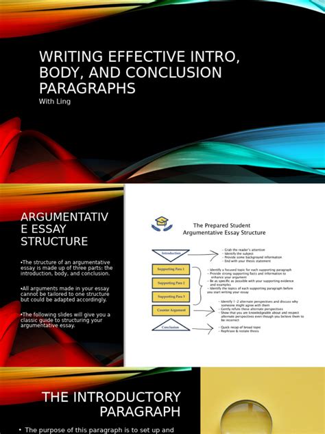 Argumentative Essay Intro Body And Conclusion Pdf