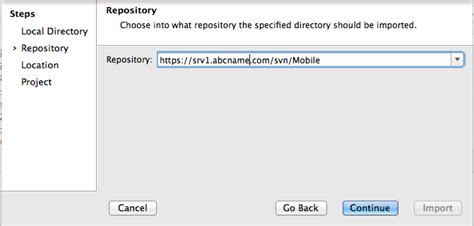 Smartsvn How To Upload First Time Made Project To Svn Server Using