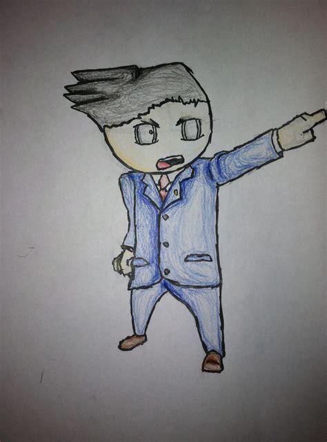 Phoenix Wright Chibi By Centurytier On Deviantart
