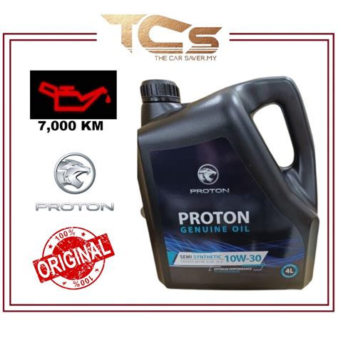PROTON SEMI SYNTHETIC EXCEEDS API SN ILSAC GF 5 10W30 PE72002342V1