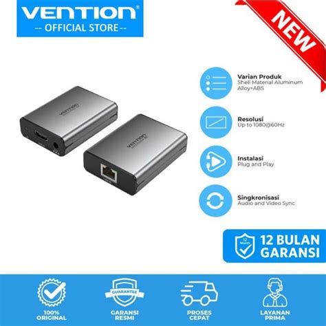 Vention HDMI Extender Over LAN Cable HDMI KVM Network Extender Lazada Indonesia