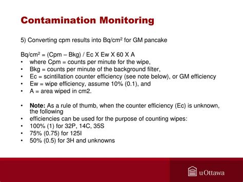 Ppt Liquid Scintillation Counter And Contamination Monitoring Training Powerpoint Presentation