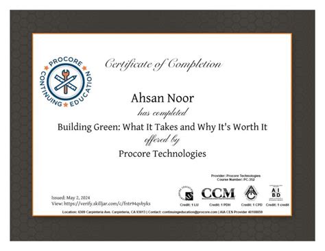 Ahsan Noor On Linkedin Greenbuilding Sustainability Procore