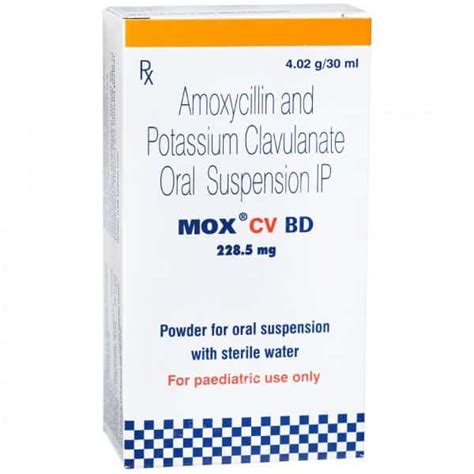 Mox Cv Bd Syrup 30 Ml Ak Medical Hall