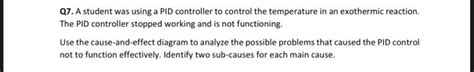 Solved Q A Babe Was Using A PID Controller To Control Chegg Com