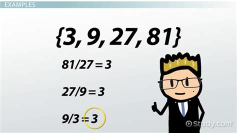 Finding The Common Ratio Of A Geometric Sequence Video And Lesson