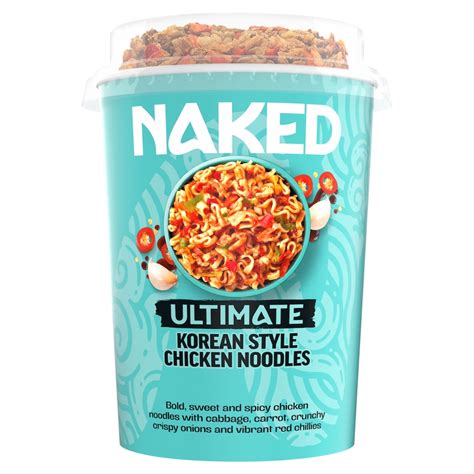 Naked Noodles Ultimate Korean Style Chicken Noodles 88g Tesco Groceries